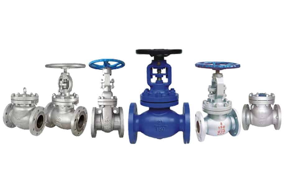 What kind of valve can be used for the steam system